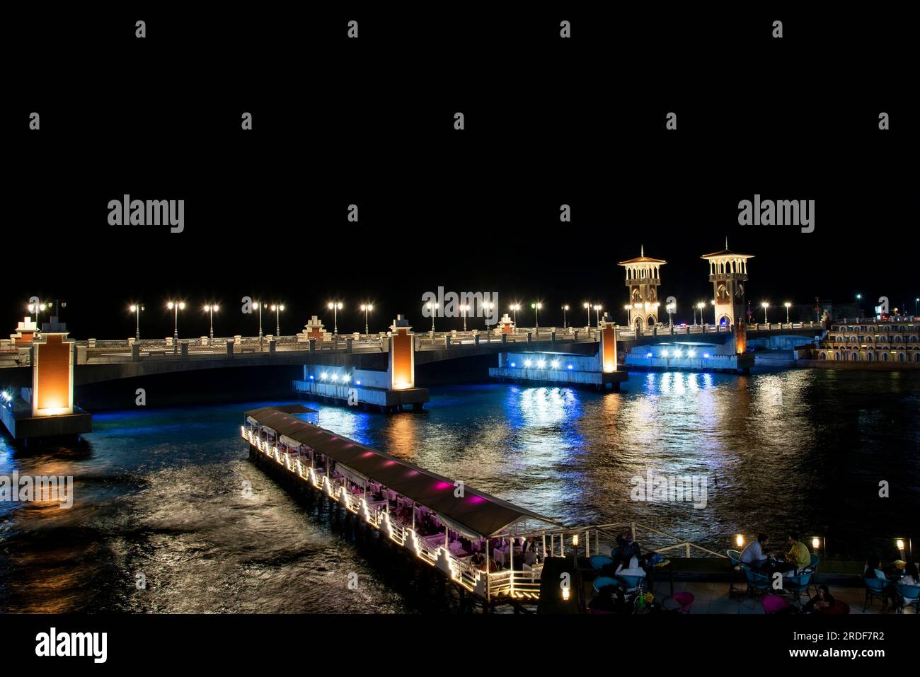 Stanley bridge on the coast in Alexandria Stock Photo - Alamy