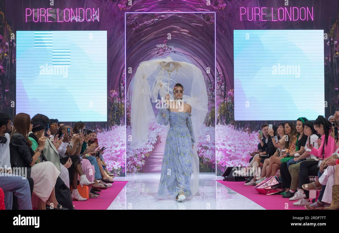 Pure London Fashion Catwalk Event/runway July 2023 - Kensington Olympia ...