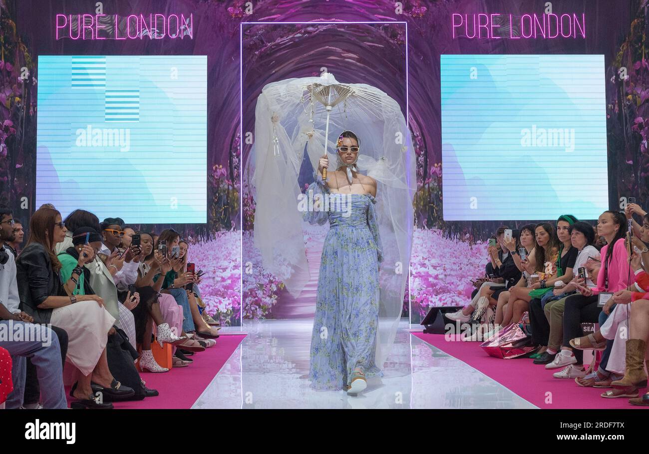 Pure London Fashion Catwalk Event/runway July 2023 - Kensington Olympia ...