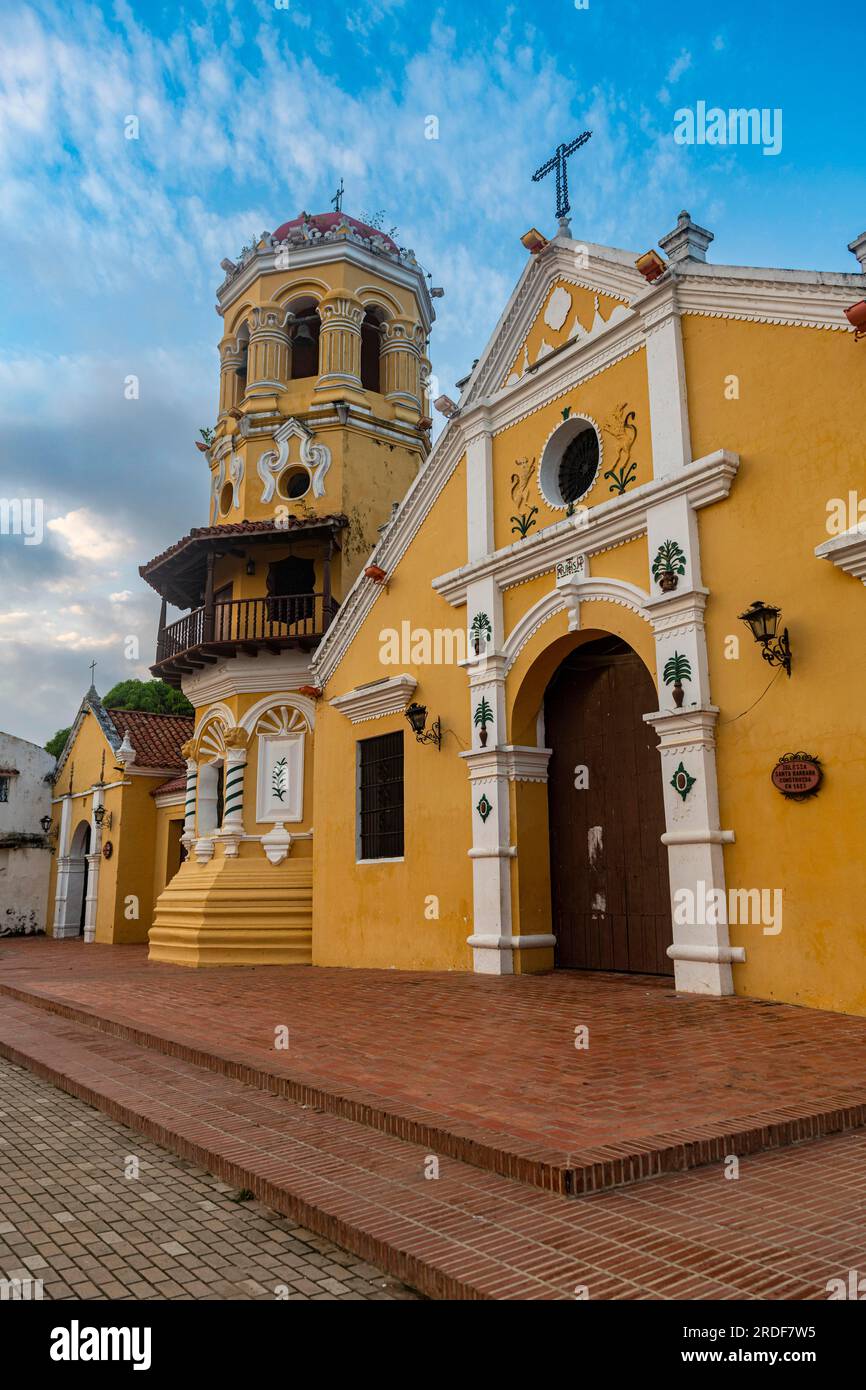 Iglesia De Santa Barbara, Unesco world heritage site, Mompox, Colombia ...