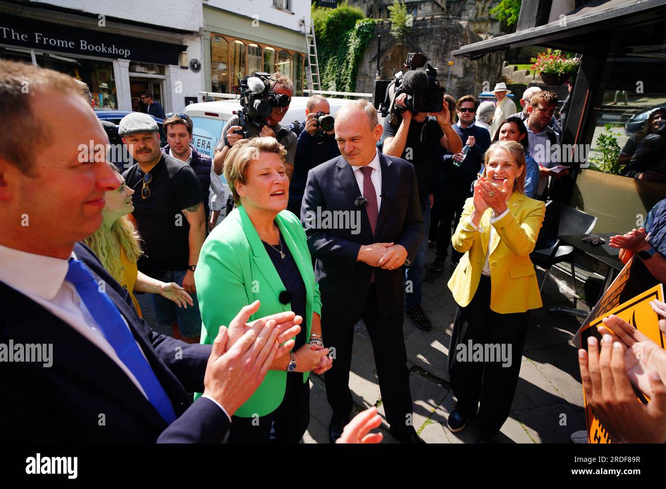 Ed davey sarah dyke hi-res stock photography and images - Alamy