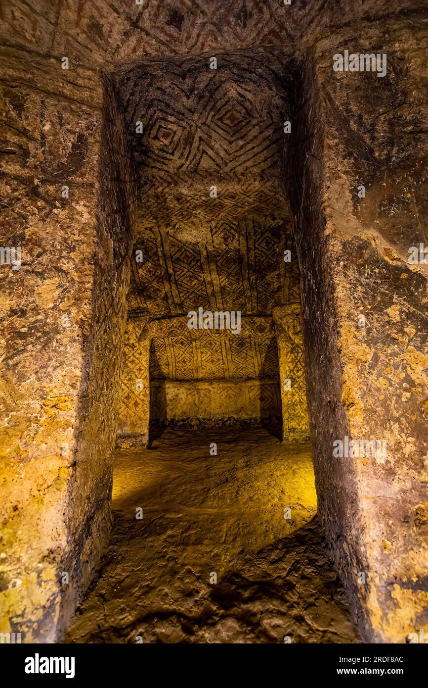 Pre-Columbian hypogea or tombs, Unesco world heritage site ...