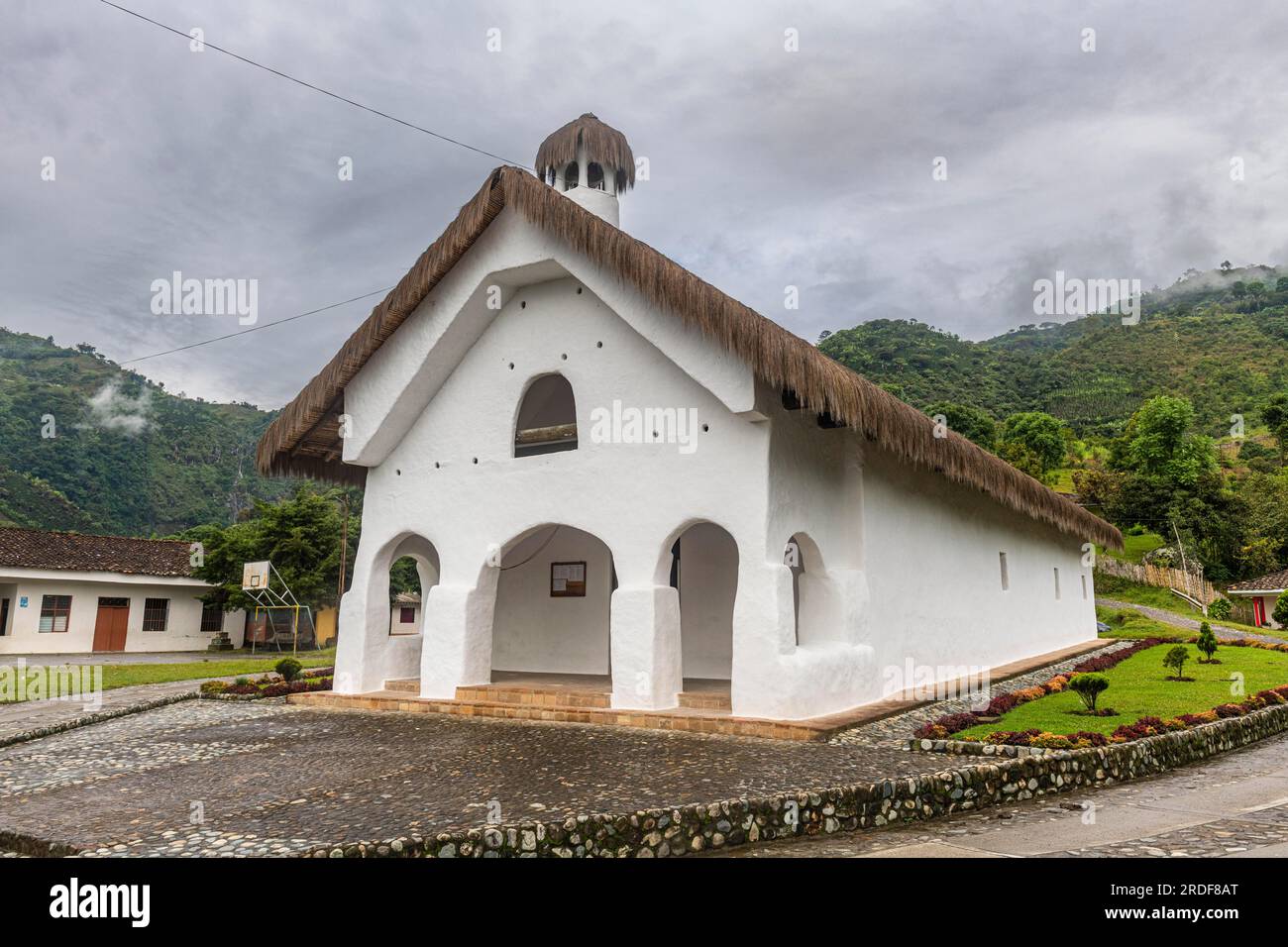 Traditional church San Andres de Pisimbala, Unesco world heritage site ...