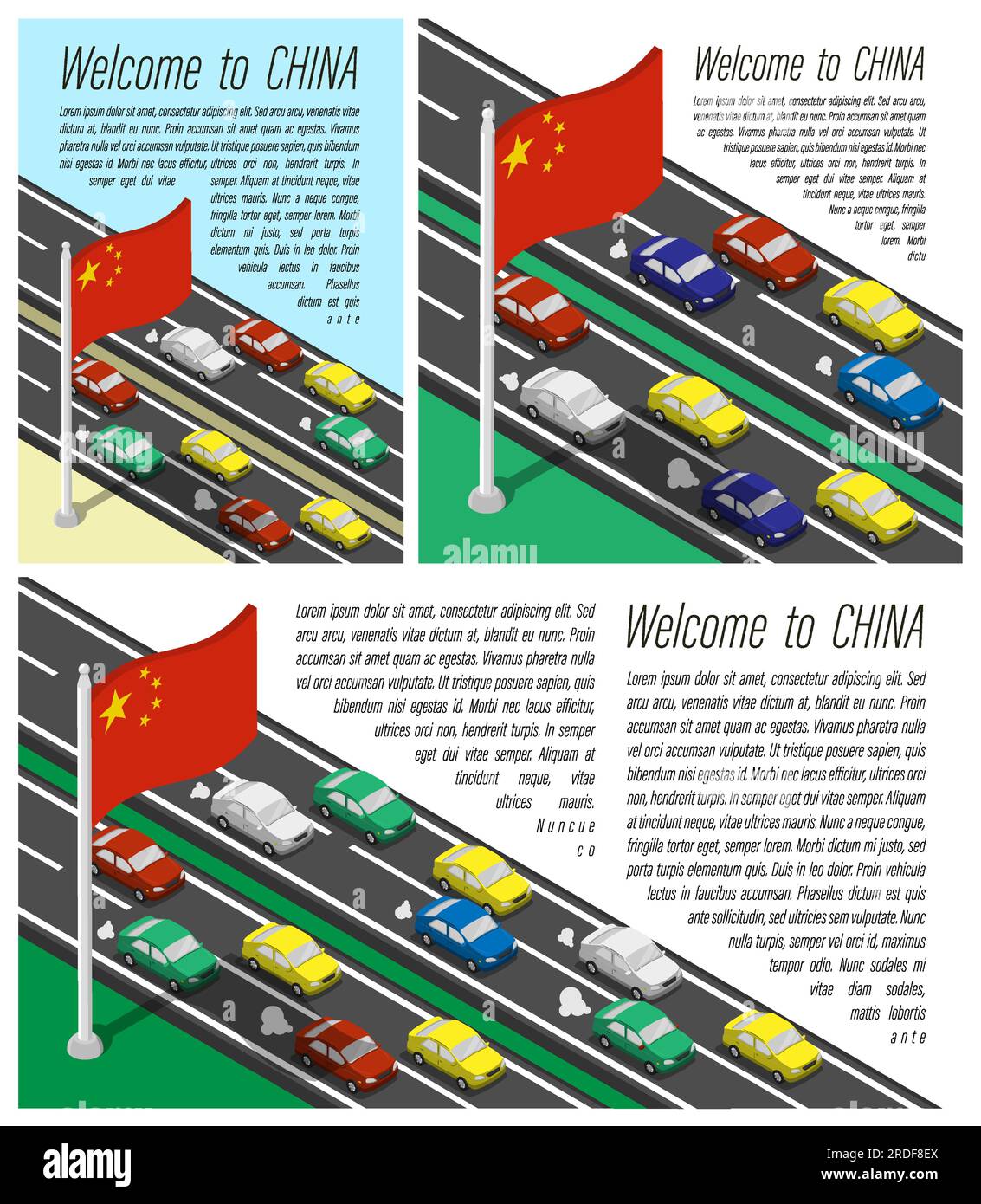 China border crossing Stock Vector Images - Alamy