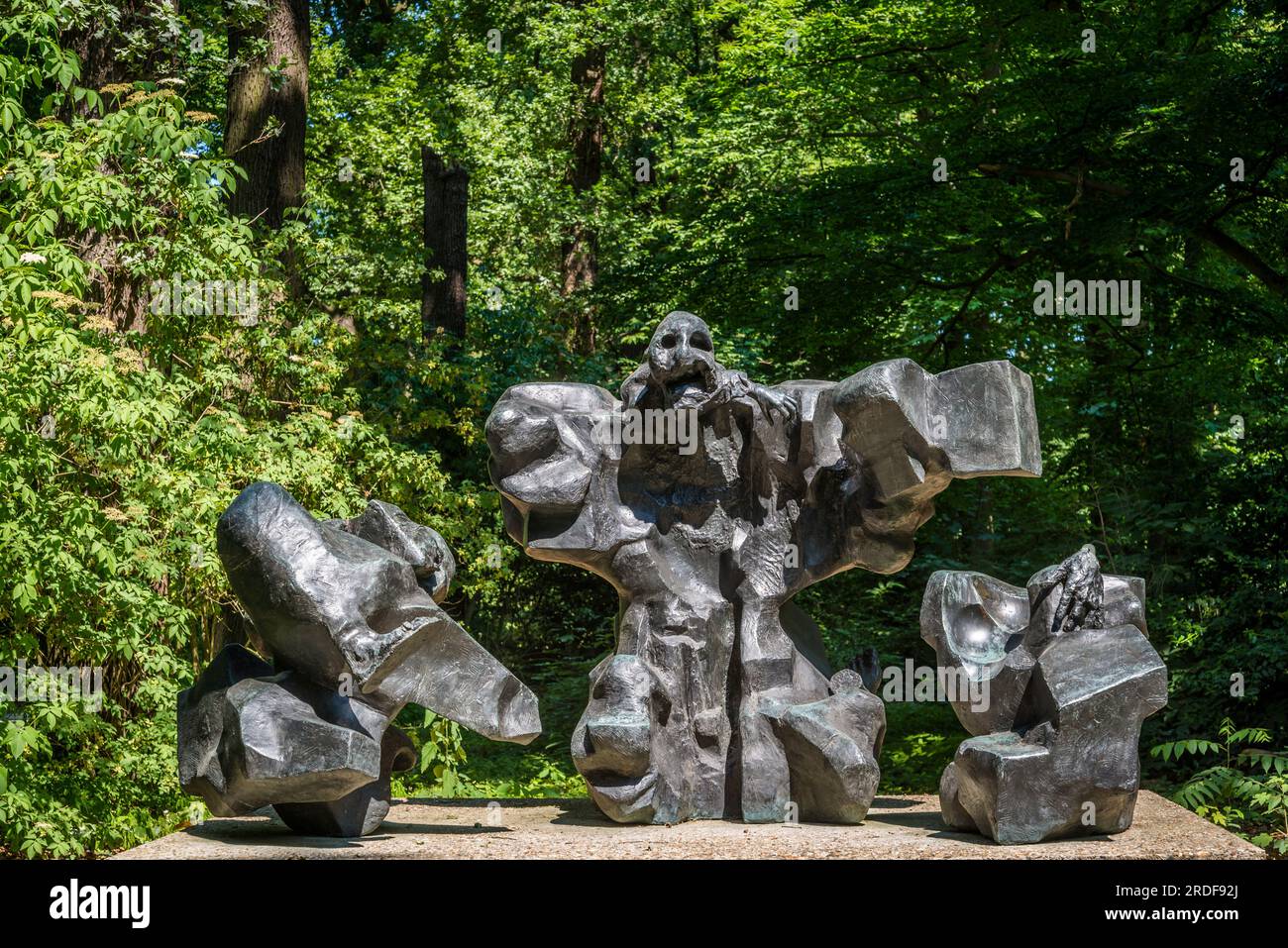 Pablo Serrano sculpture Pieta, 1971, Middelheim Open Air Sculpture ...