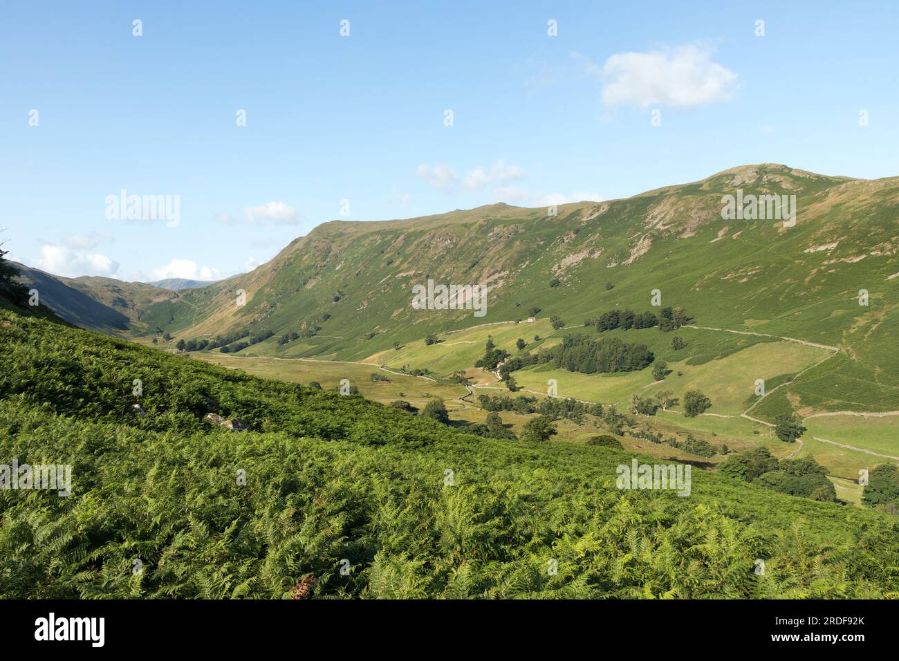 Place Fell and the Boredale valley from Howstead Brow, Beda Fell, Lake ...