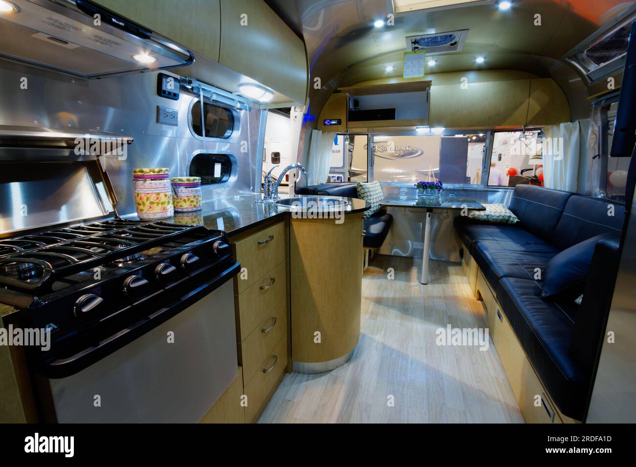 Airstream trailer interior hi-res stock photography and images - Alamy