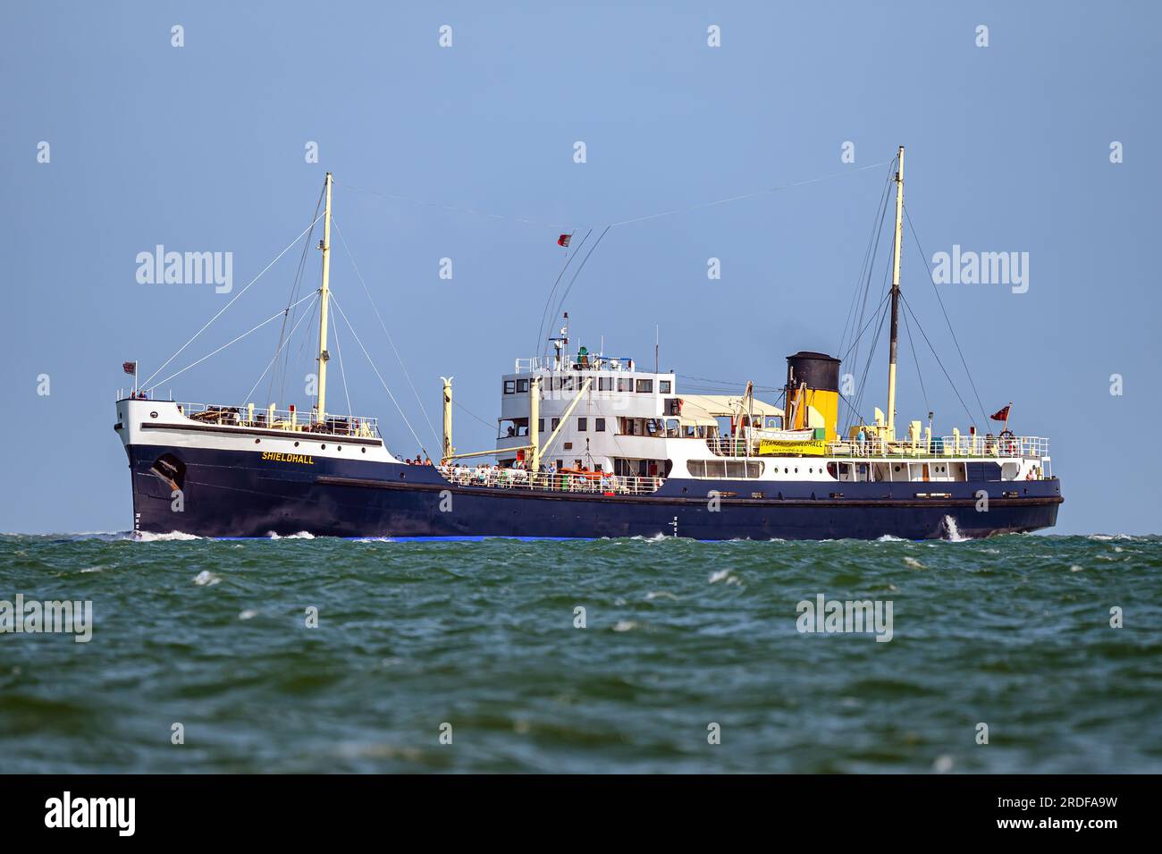 Shieldhall is the largest working steam ship in the UK. She is operated ...