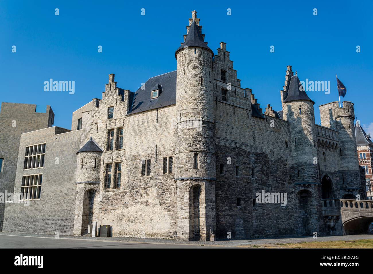 Het Steen, a medieval fortress in the old city centre, built in the ...