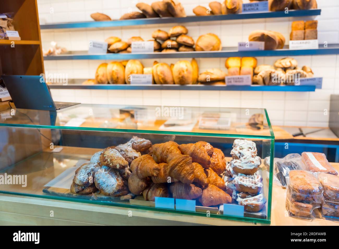 Bakery in the workshop workshop of artisan bakery and shop placing ...