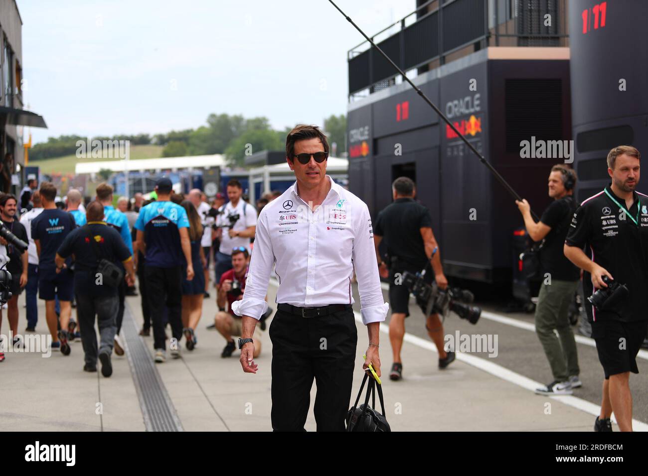 Toto Wolff (AUT) - Mercedes F1 Team Principal on Paddock, Friday Jul21 ...
