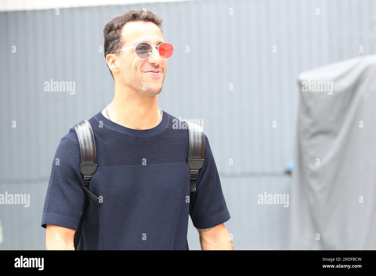 Daniel Ricciardo (AUS) Scuderia AlphaTauri on Paddock, Friday Jul21 ...
