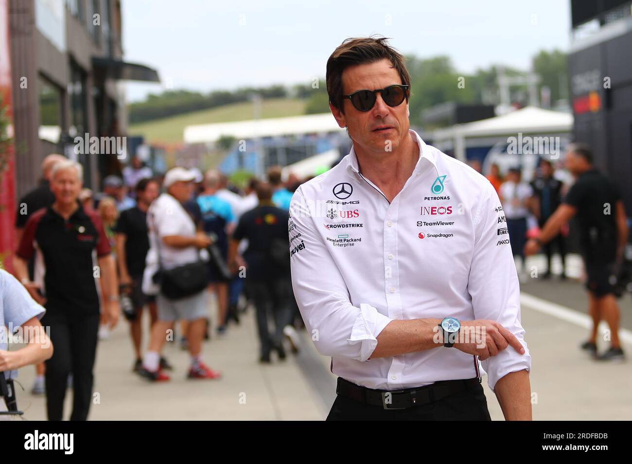 Toto Wolff (AUT) - Mercedes F1 Team Principal on Paddock, Friday Jul21 ... Toto Wolff (AUT) - Mercedes F1 Team Principal on Paddock, Friday Jul21 ...