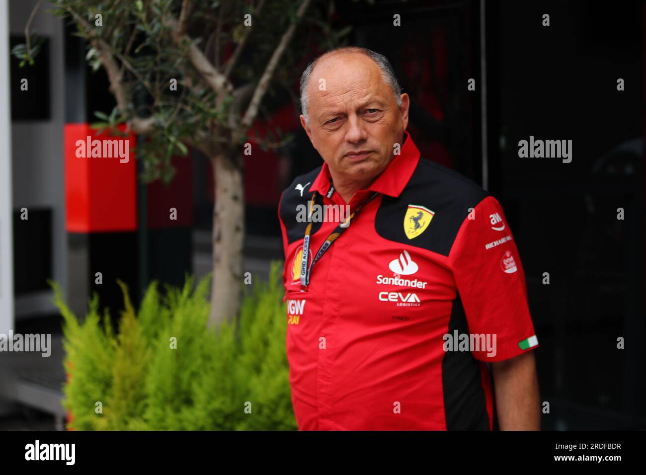 Frederic Vasseur (FRA) - Scuderia Ferrari Team Principal on Paddock ...