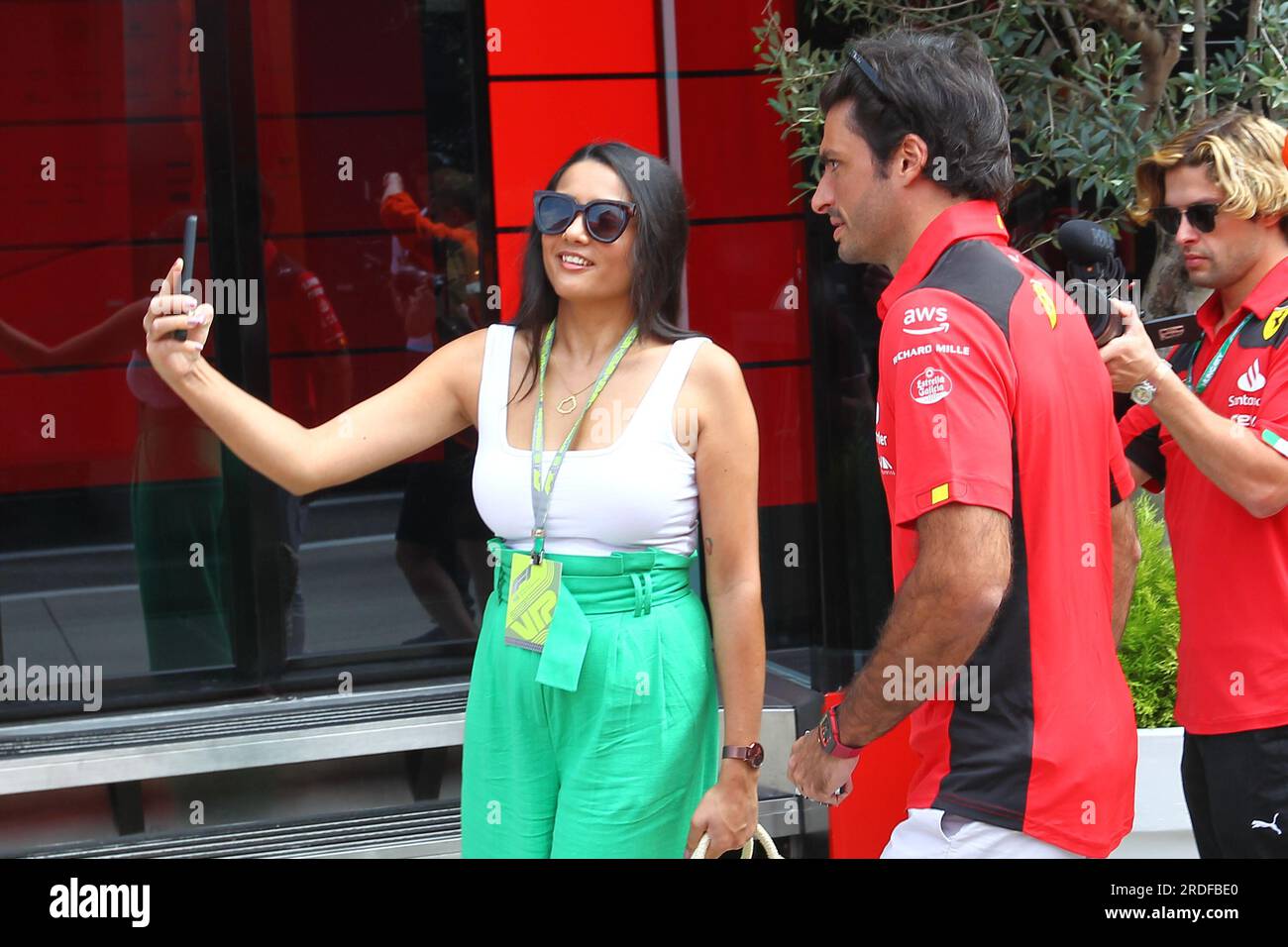 Carlos Sainz (SPA) Ferrari SF-23 on Paddock, Friday Jul21, FORMULA 1 ...