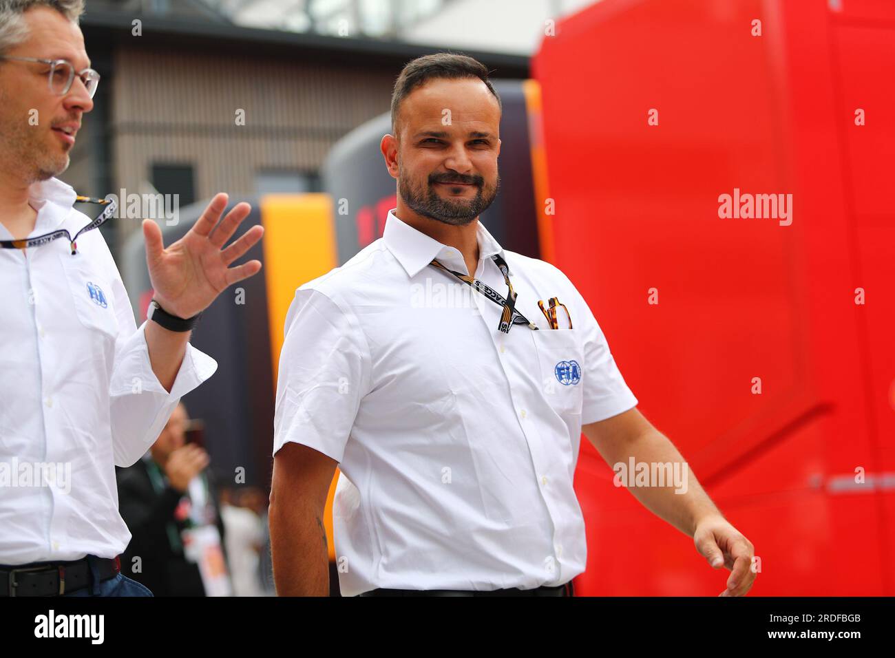 Vitantonio Liuzzi (ITA) Former F1 Driver - FIA Steward on Paddock ...