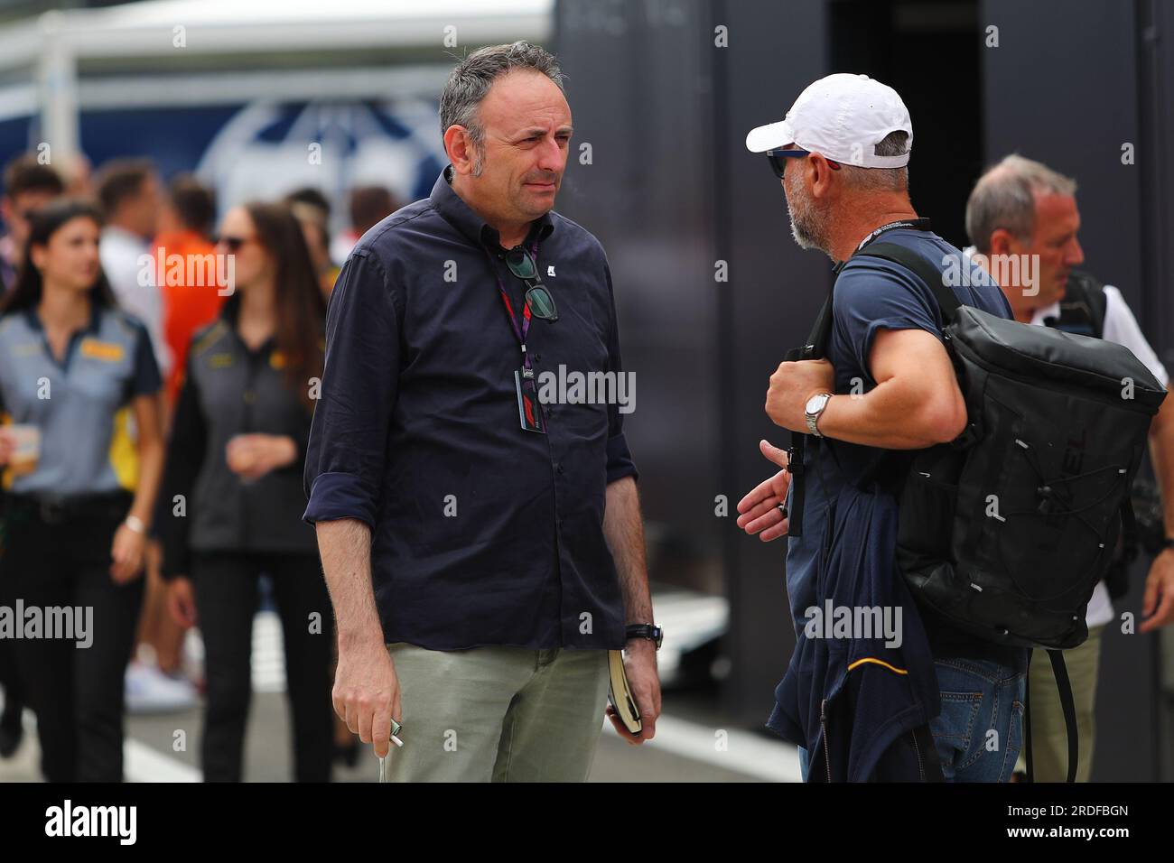 Roberto Chinchero (ITA) Journalist on Paddock, Friday Jul21, FORMULA 1 ...
