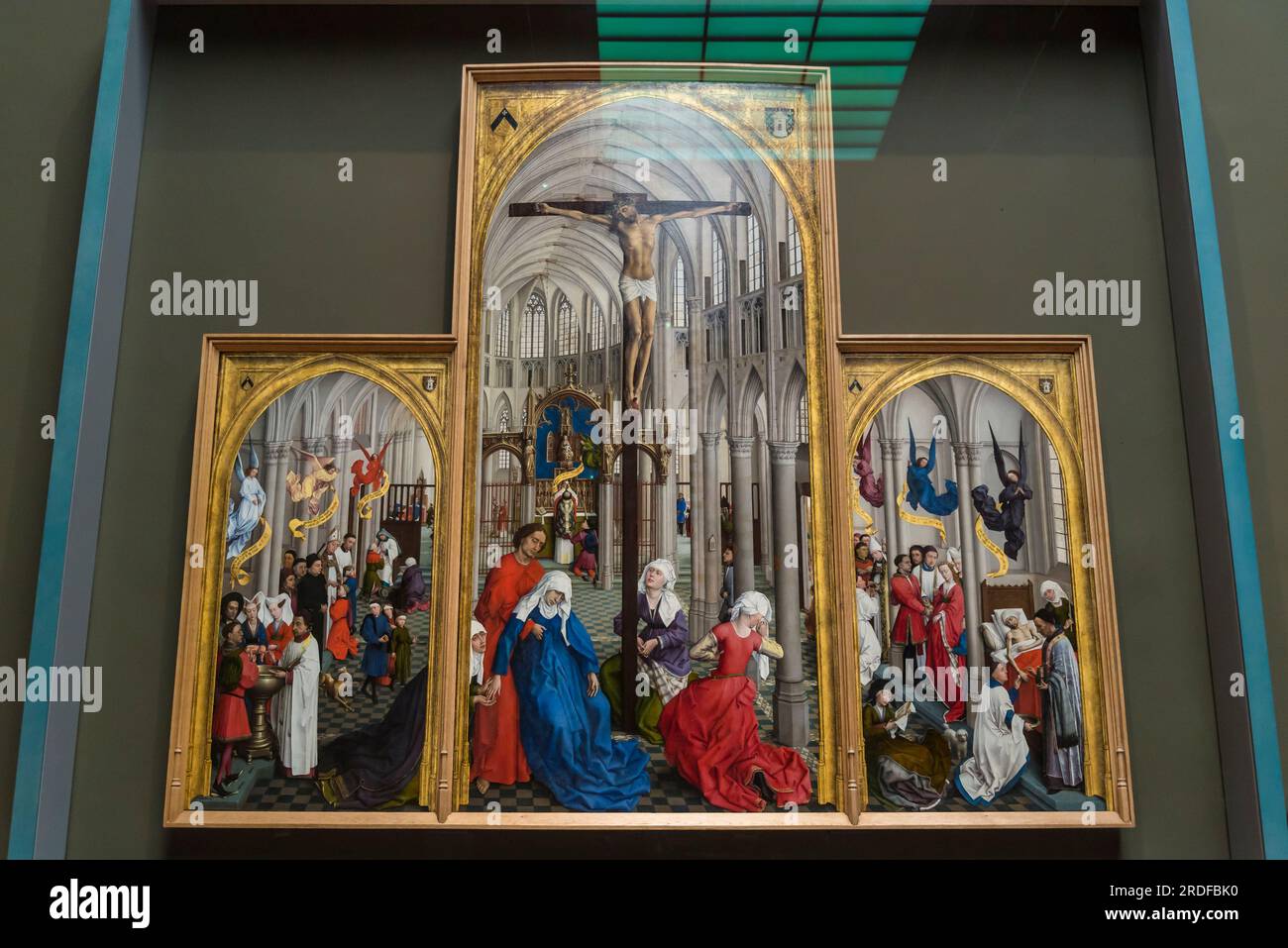 Rogier van der Weyden Alarpiece 'The Seven Sacraments', 1440, Old Masters museum, Royal Museum ...