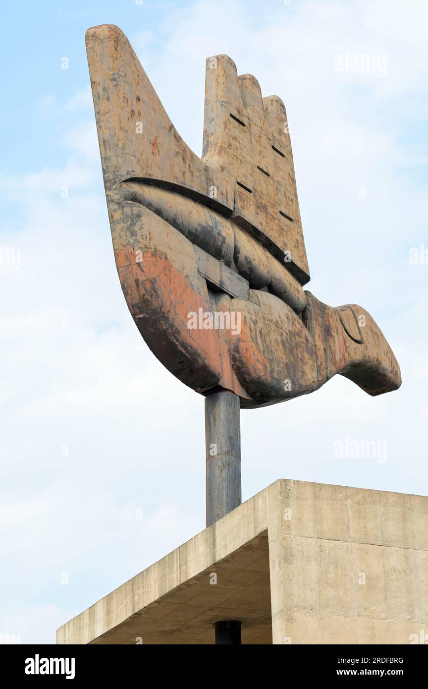 INDIA, Chandigarh, the master plan of the city divided in sectors was ...