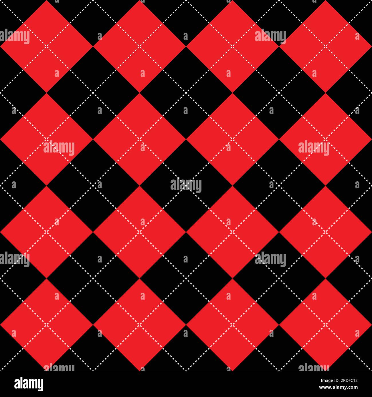 Argyle Vector Seamless Pattern Vector Illustration Background Stock