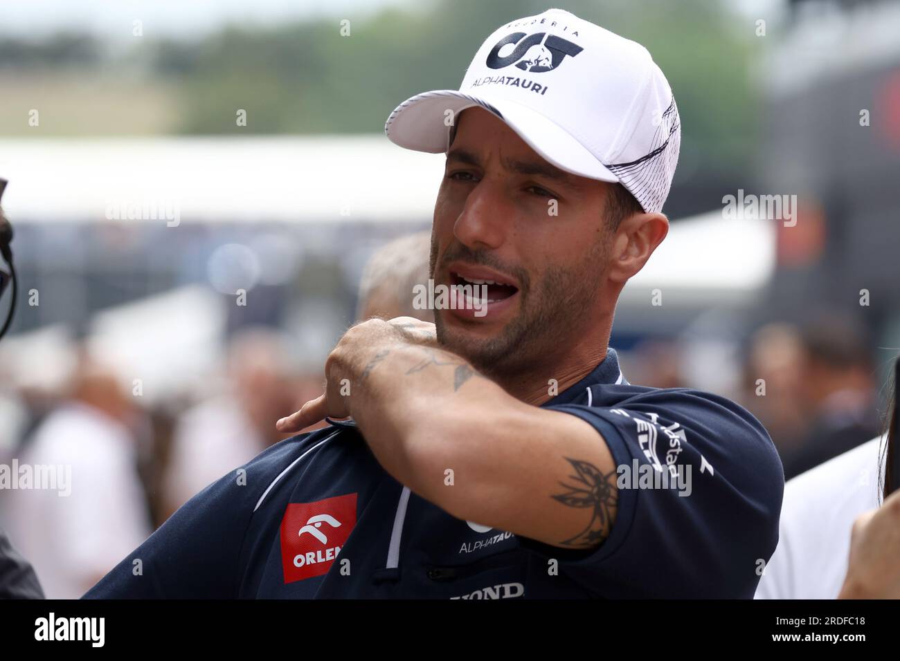 Mogyorod, Hungary. 21st July, 2023. Daniel Ricciardo of AlphaTauri in ...