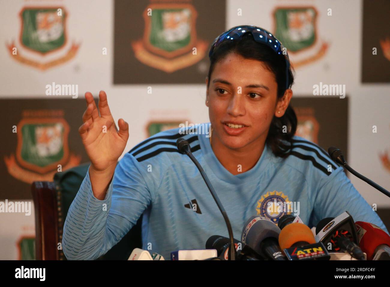 India Women national cricket team vice captain Smriti Mandhana attends ...