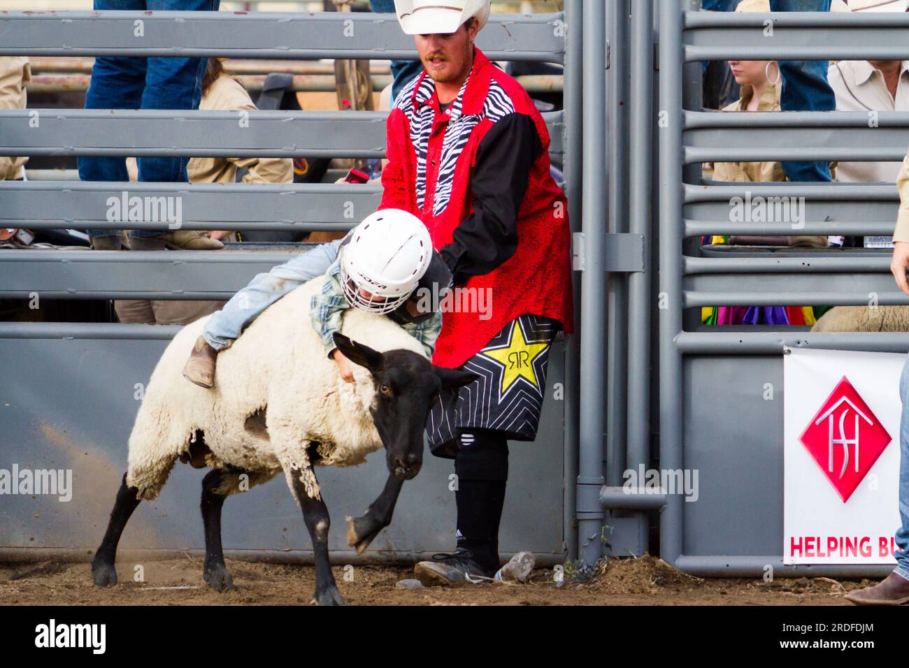 Rodeo mutton bustin hi-res stock photography and images - Alamy