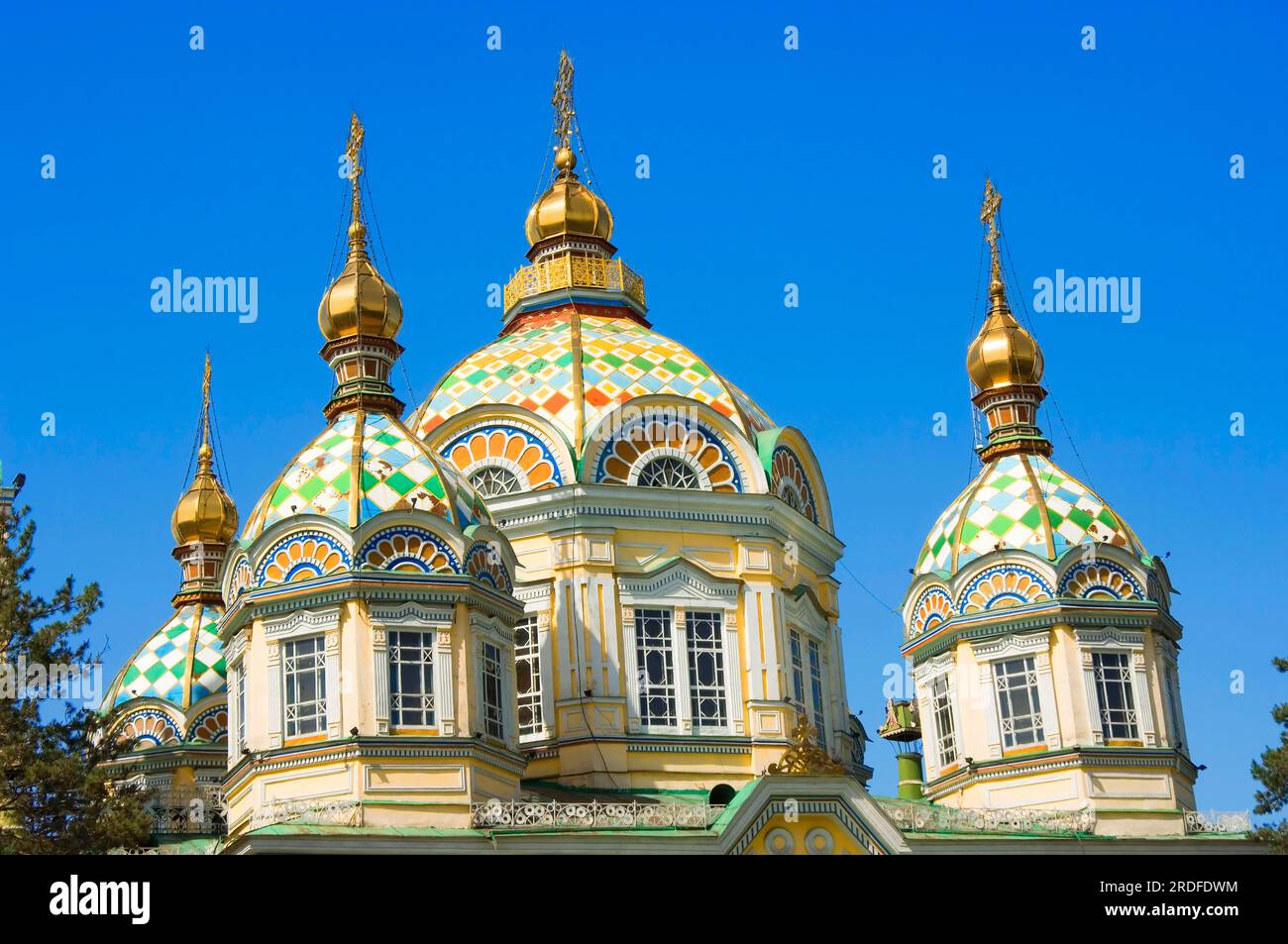 Domes of Cathedral, Glory memorial, Kazakhstan, Holy Ascension ...