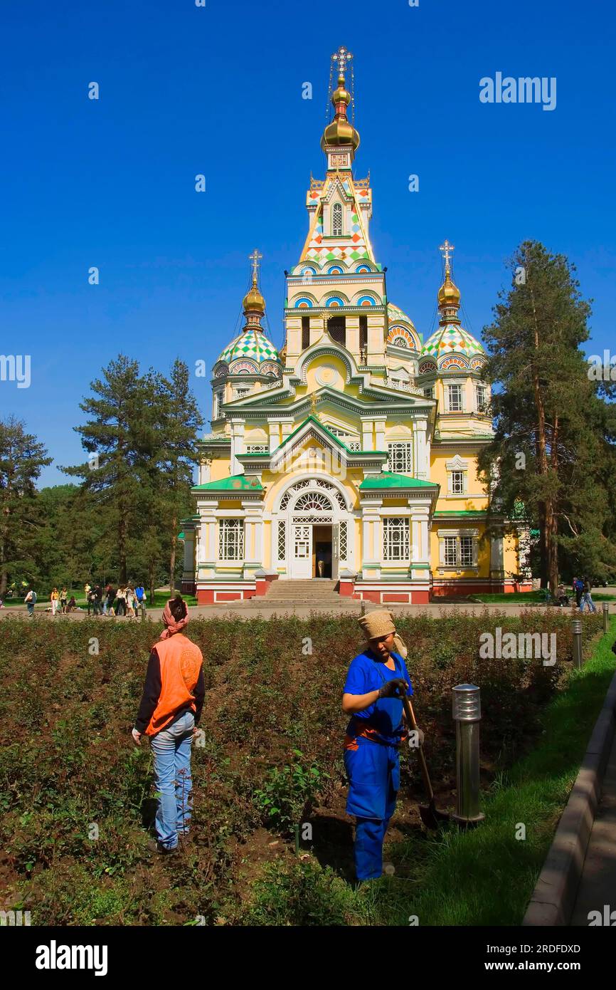 Gardener, Glory memorial, Kazakhstan, Holy Ascension Cathedral, Russian ...