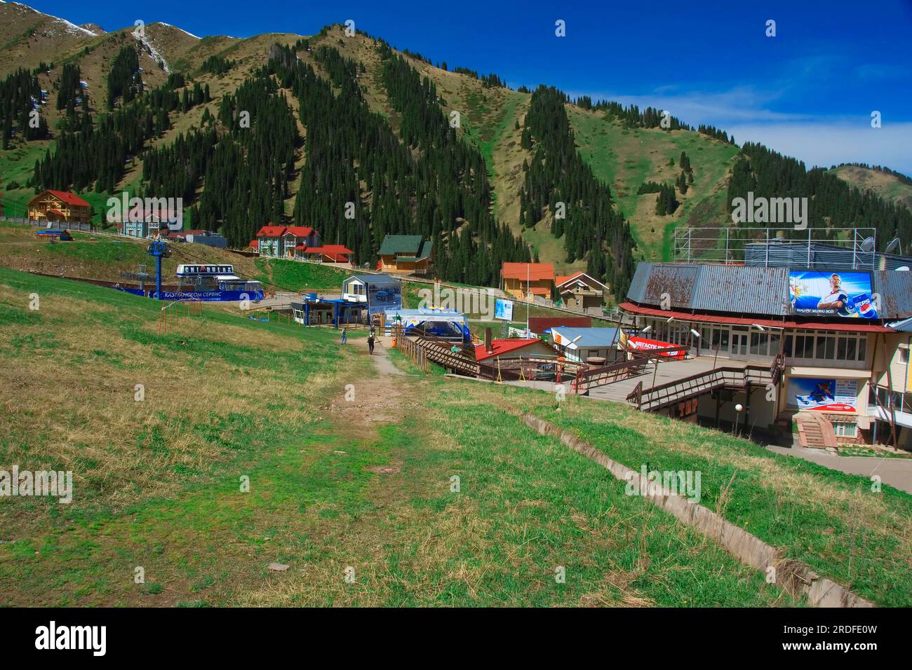 Shymbulak Ski Resort, Almaty, Kazakhstan, Chimbulak Stock Photo - Alamy
