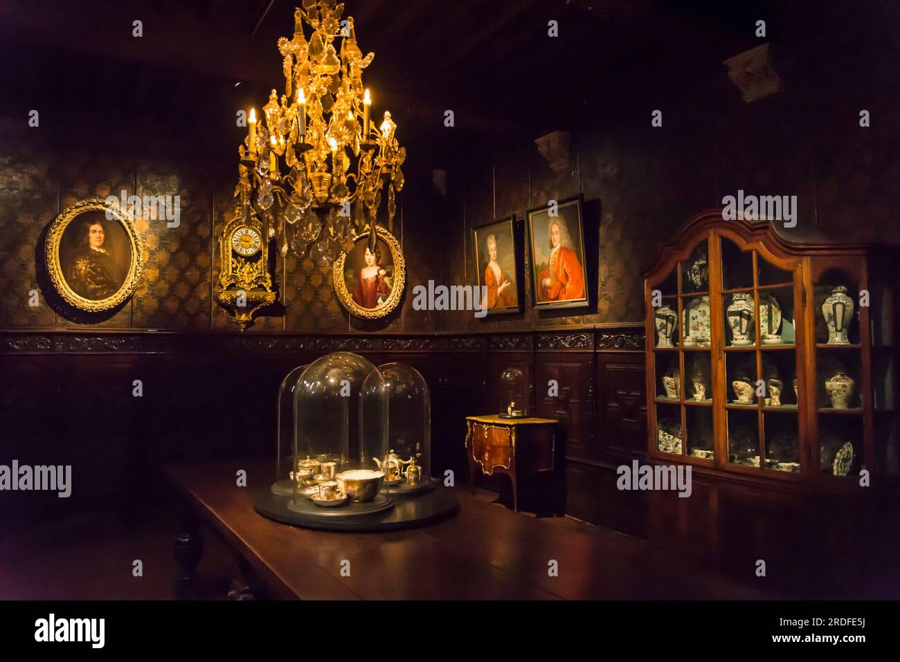 History of printing old flemish patrician house hi-res stock ...