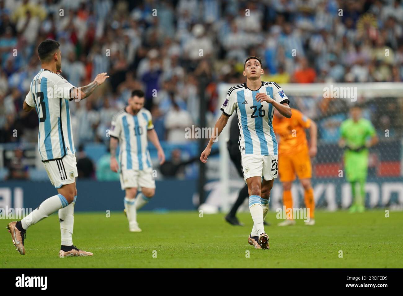 Lusail, Qatar, 10, December, 2022. Nahuel Molina from Argentina ...