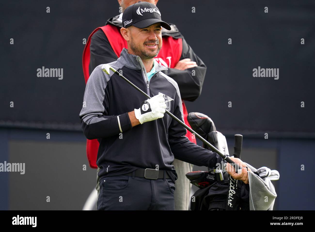 USA's Brian Harman on the 3rd during day two of The Open at Royal ...