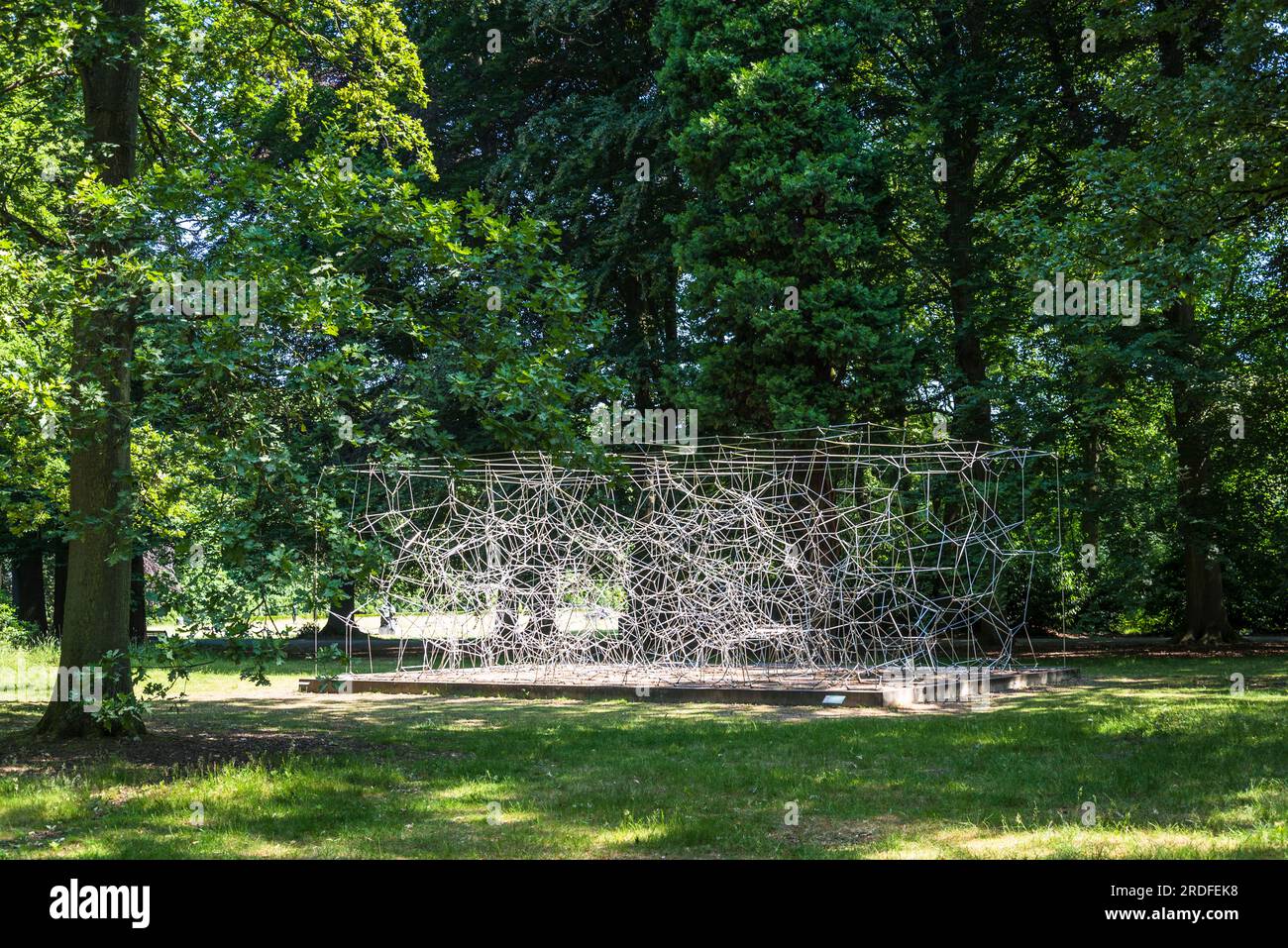 Antony Gormley: Firmament iii, 2009,, Middelheim Open Air Sculpture Museum, a public park ...