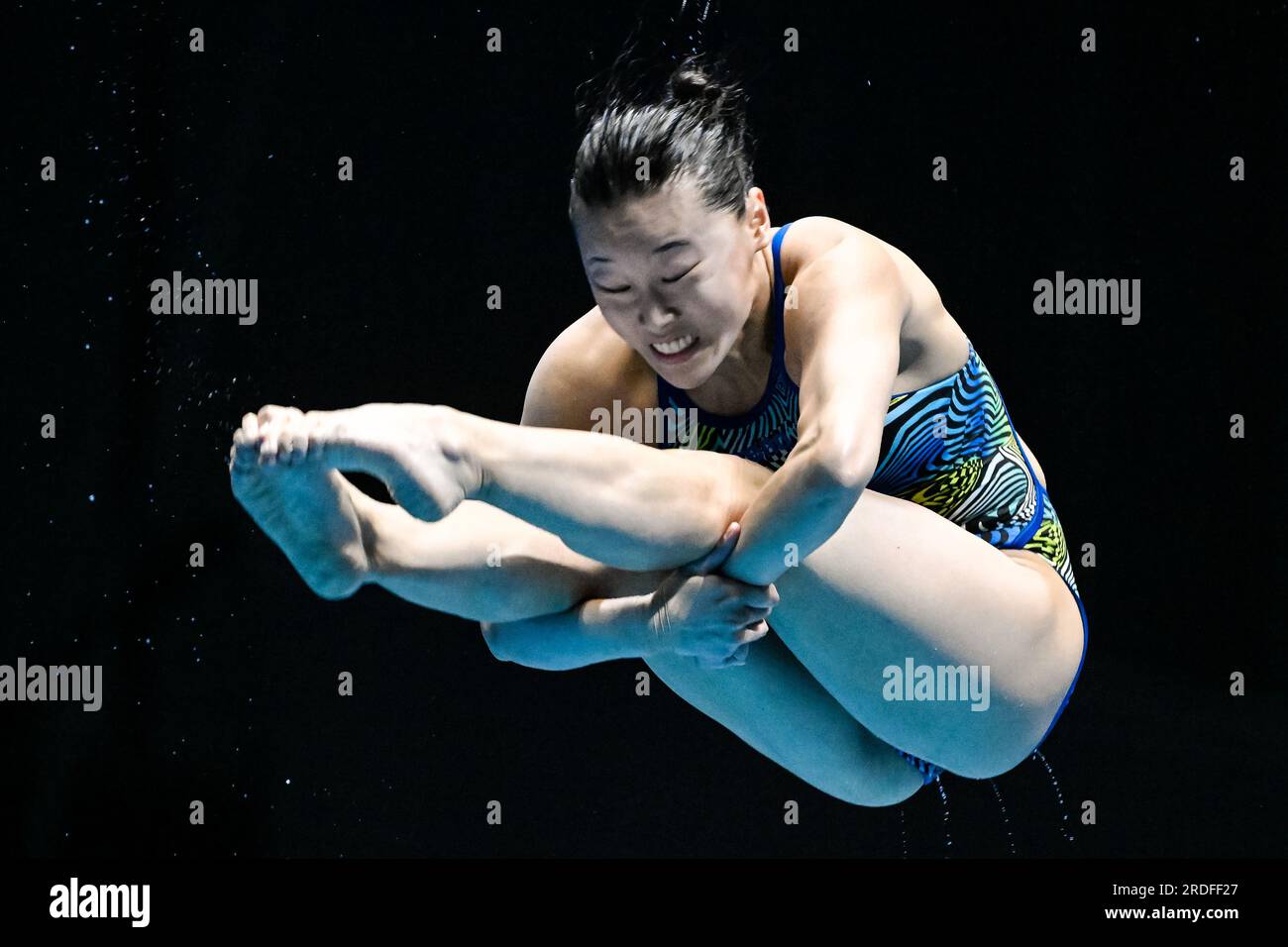 Fukuoka, Japan. 21st July, 2023. Sayaka Mikami of Japan competes in the ...