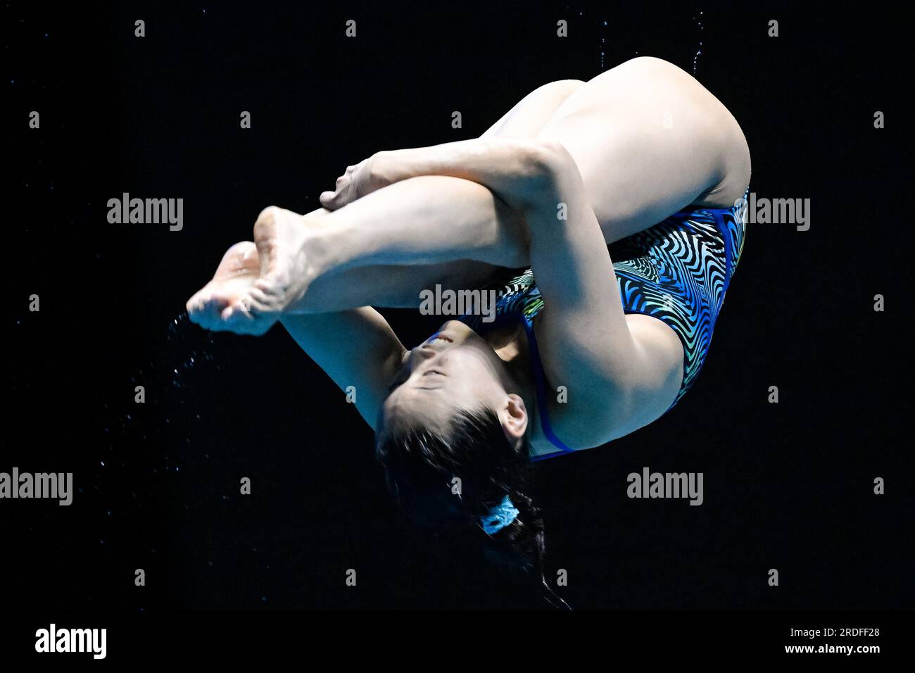 Fukuoka, Japan. 21st July, 2023. Sayaka Mikami of Japan competes in the ...