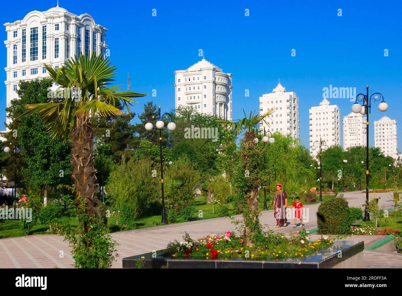 Residential houses, Ashgabat, Turkmenistan, Asgabat Stock Photo - Alamy
