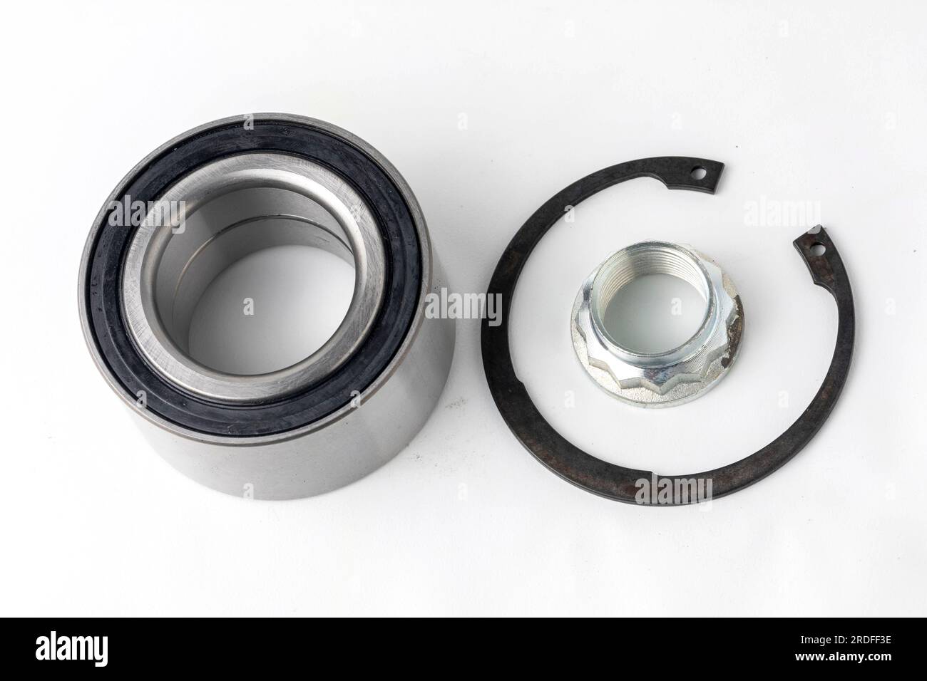 car wheel hub bearing on white Stock Photo - Alamy