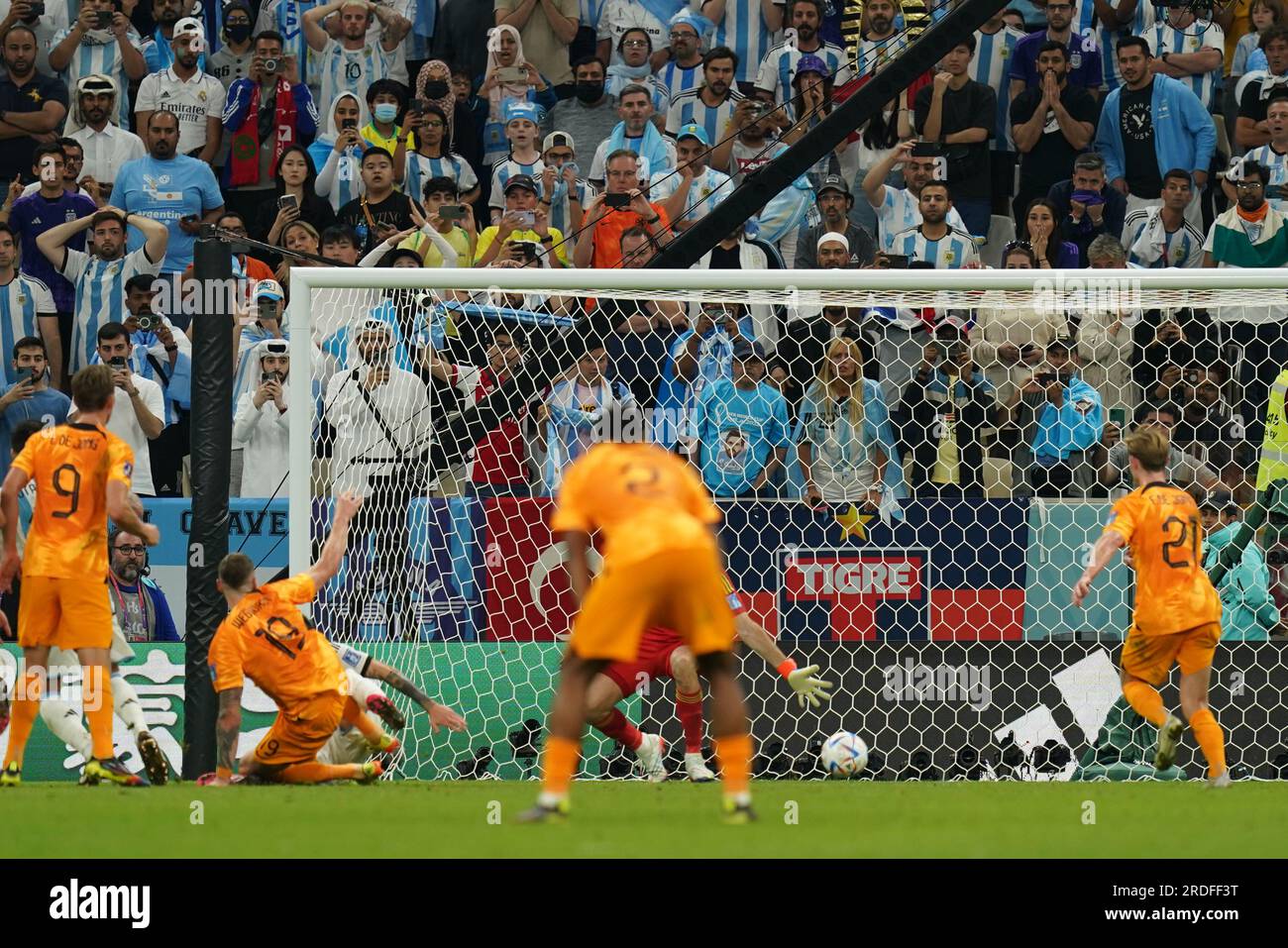 Lusail, Qatar, 10, December, 2022. Wout Weghorst from Netherlands ...