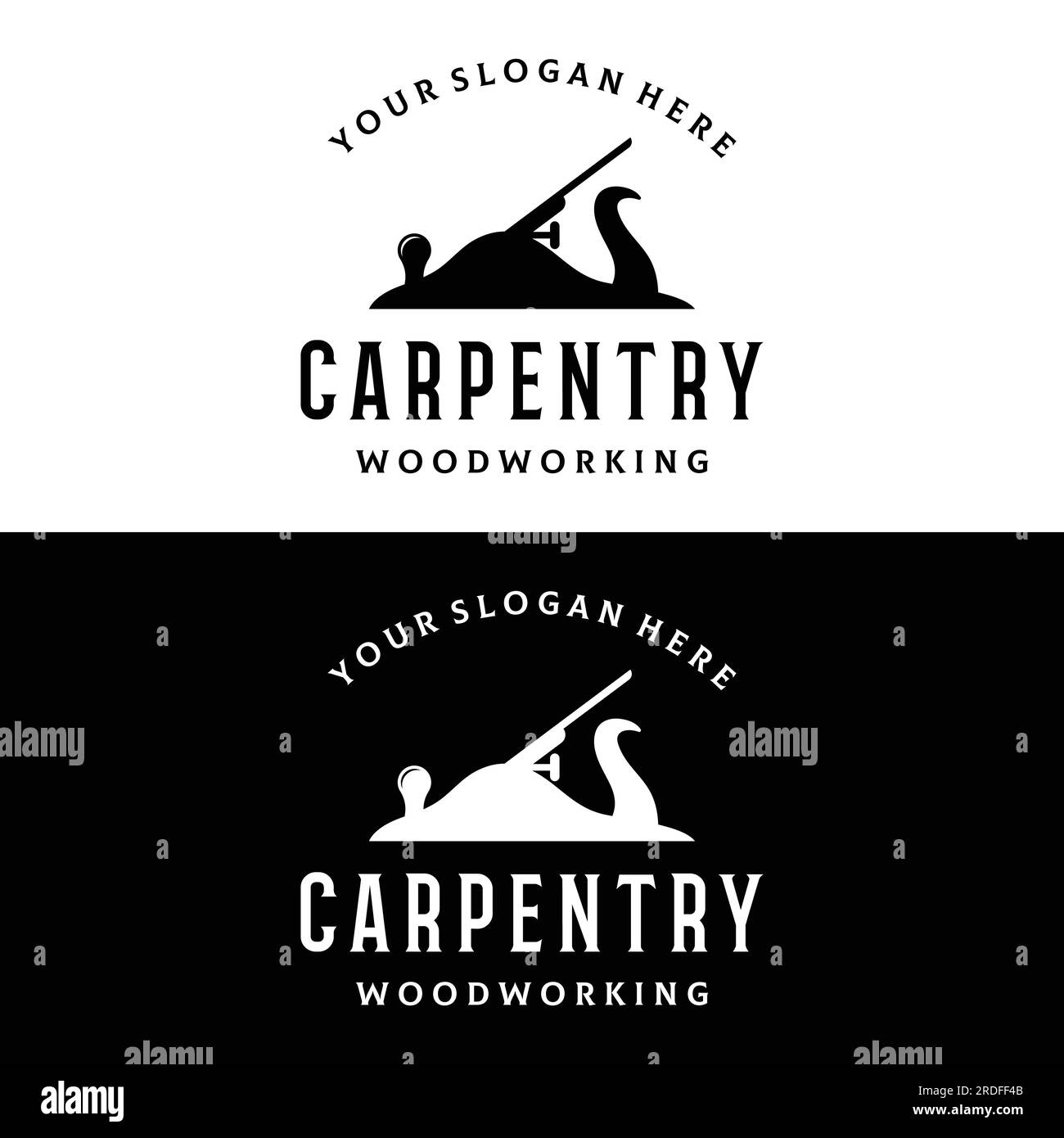 Carpentry logo hi-res stock photography and images - Alamy