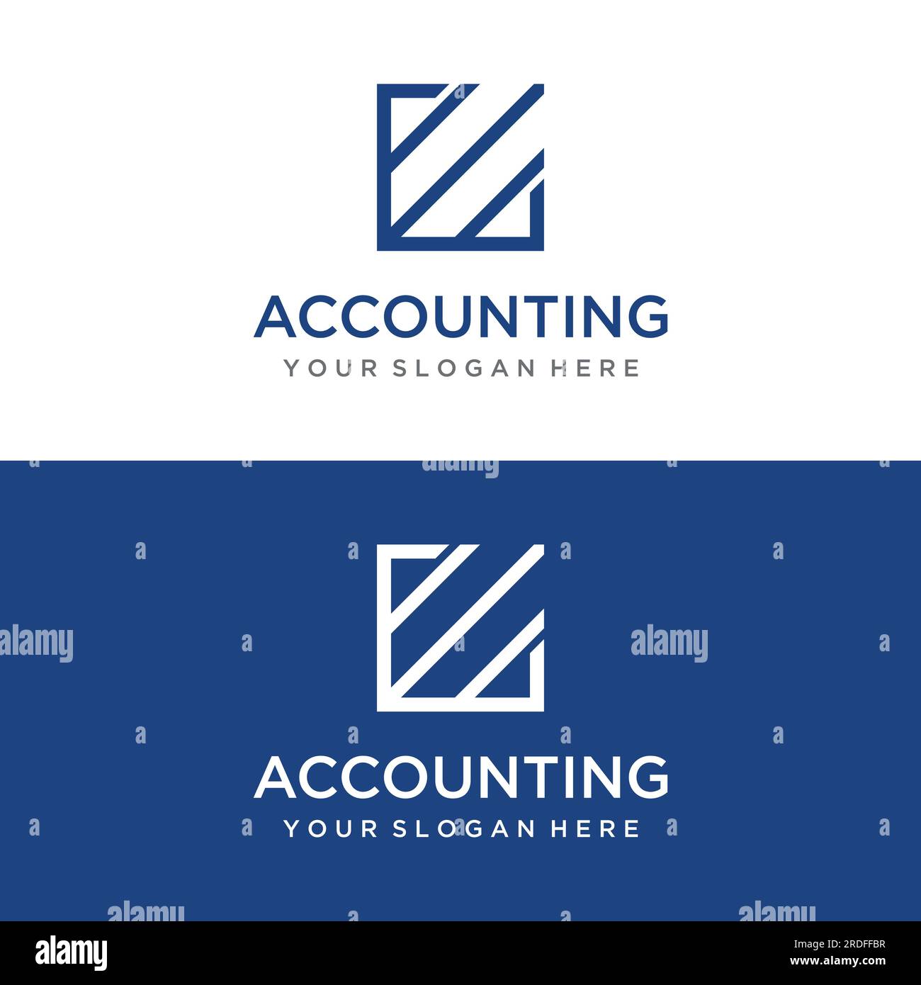 Financial accounting logo, with check mark for financial accounting ...