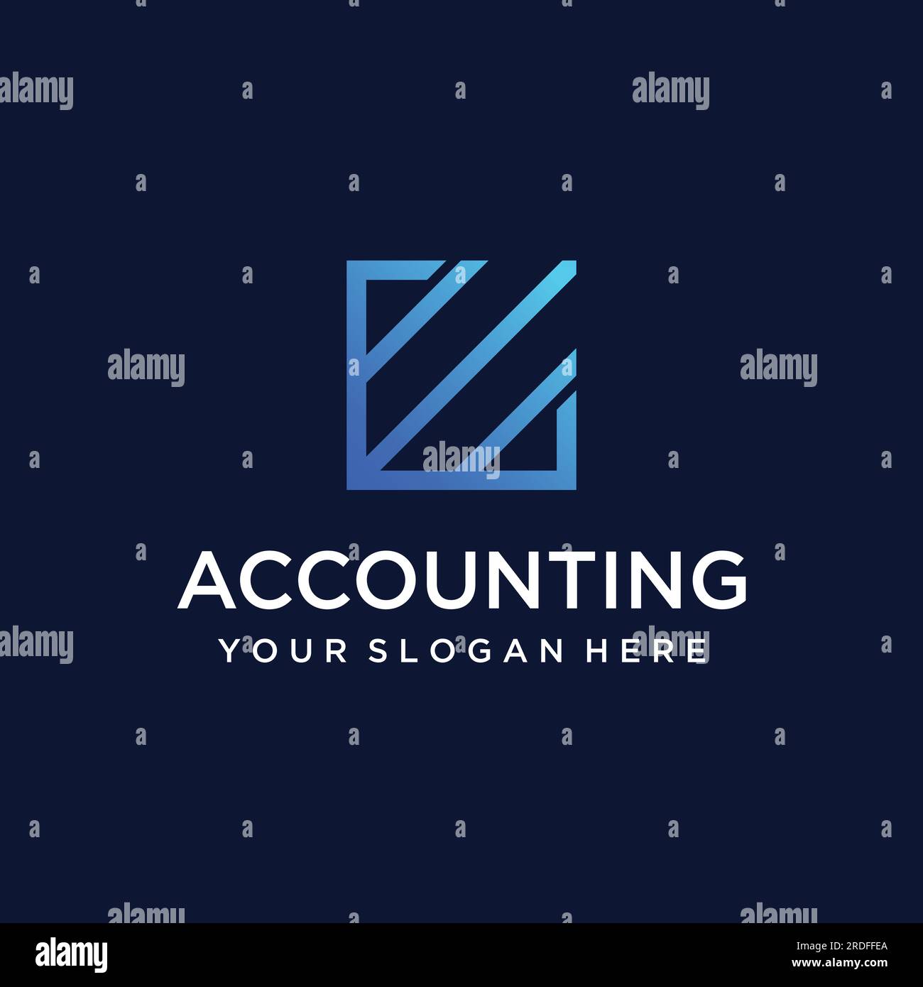 Financial accounting logo, with check mark for financial accounting ...