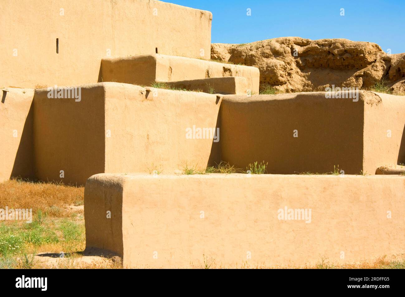 Nisa, Asgabat, ancient capital of the Parthians, excavation site, Kopet ...