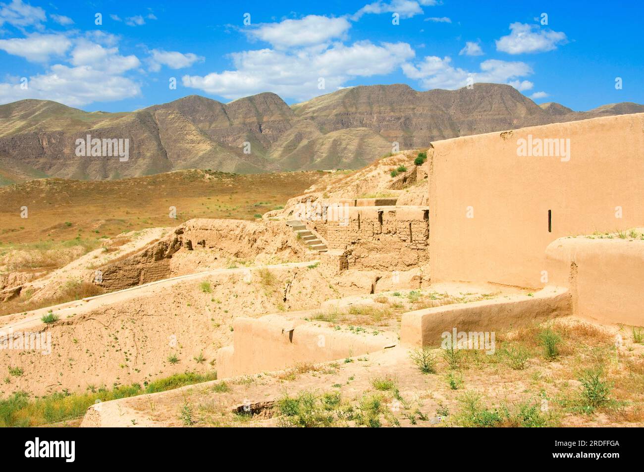 Nisa, Asgabat, ancient capital of the Parthians, excavation site, Kopet ...