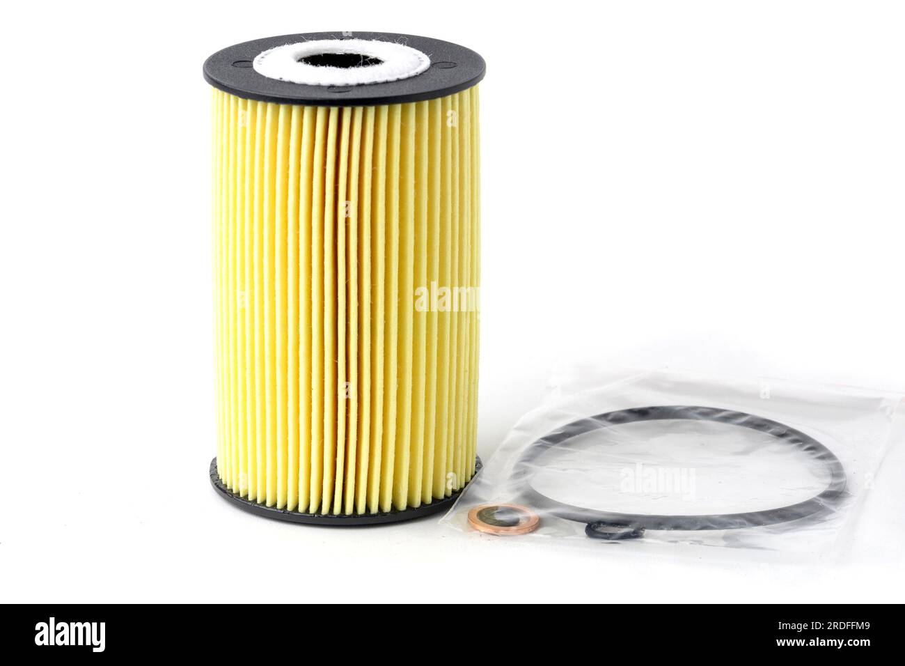 car fuel filter on white Stock Photo - Alamy