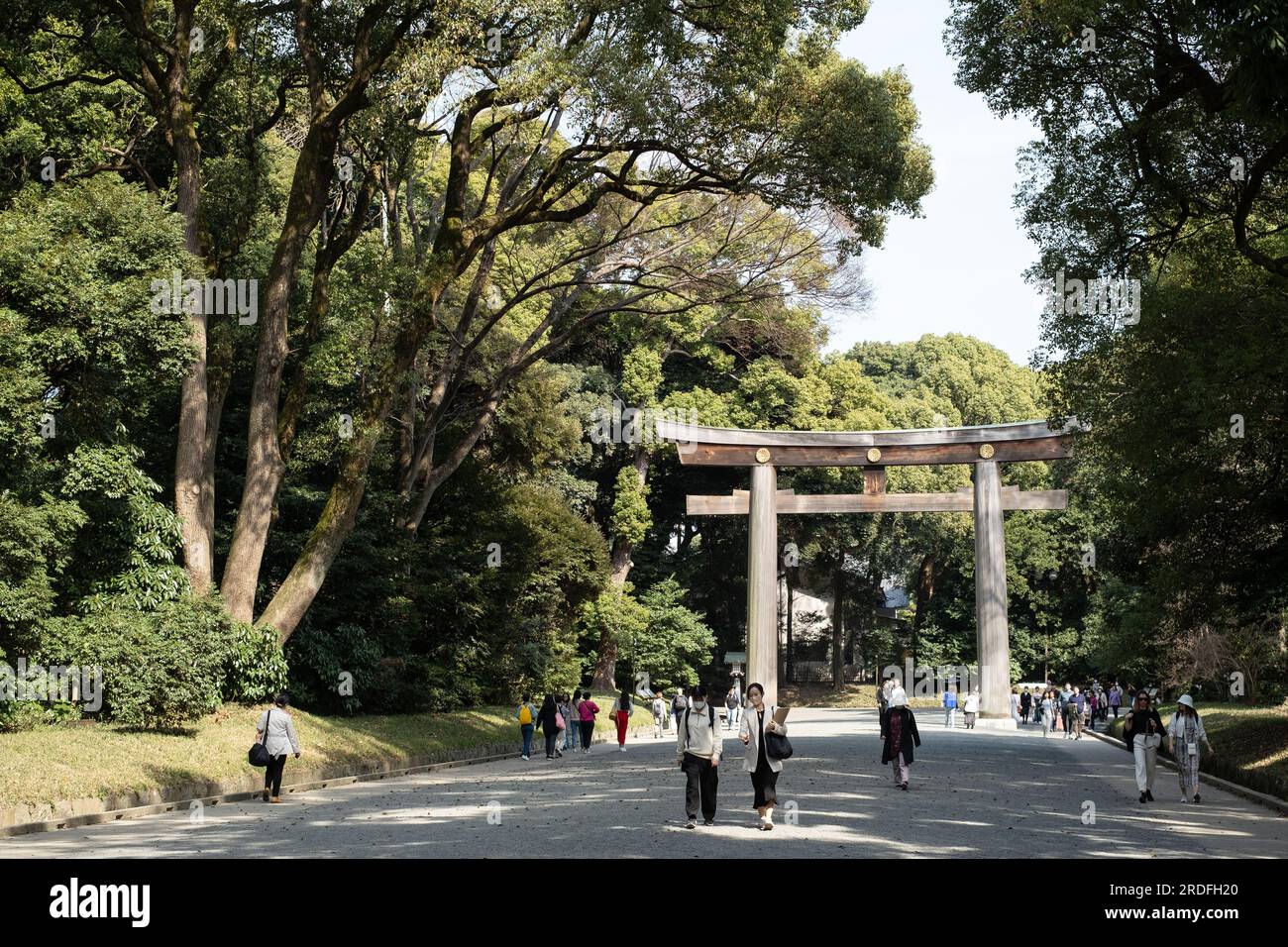 Meiji shrine path hi-res stock photography and images - Alamy