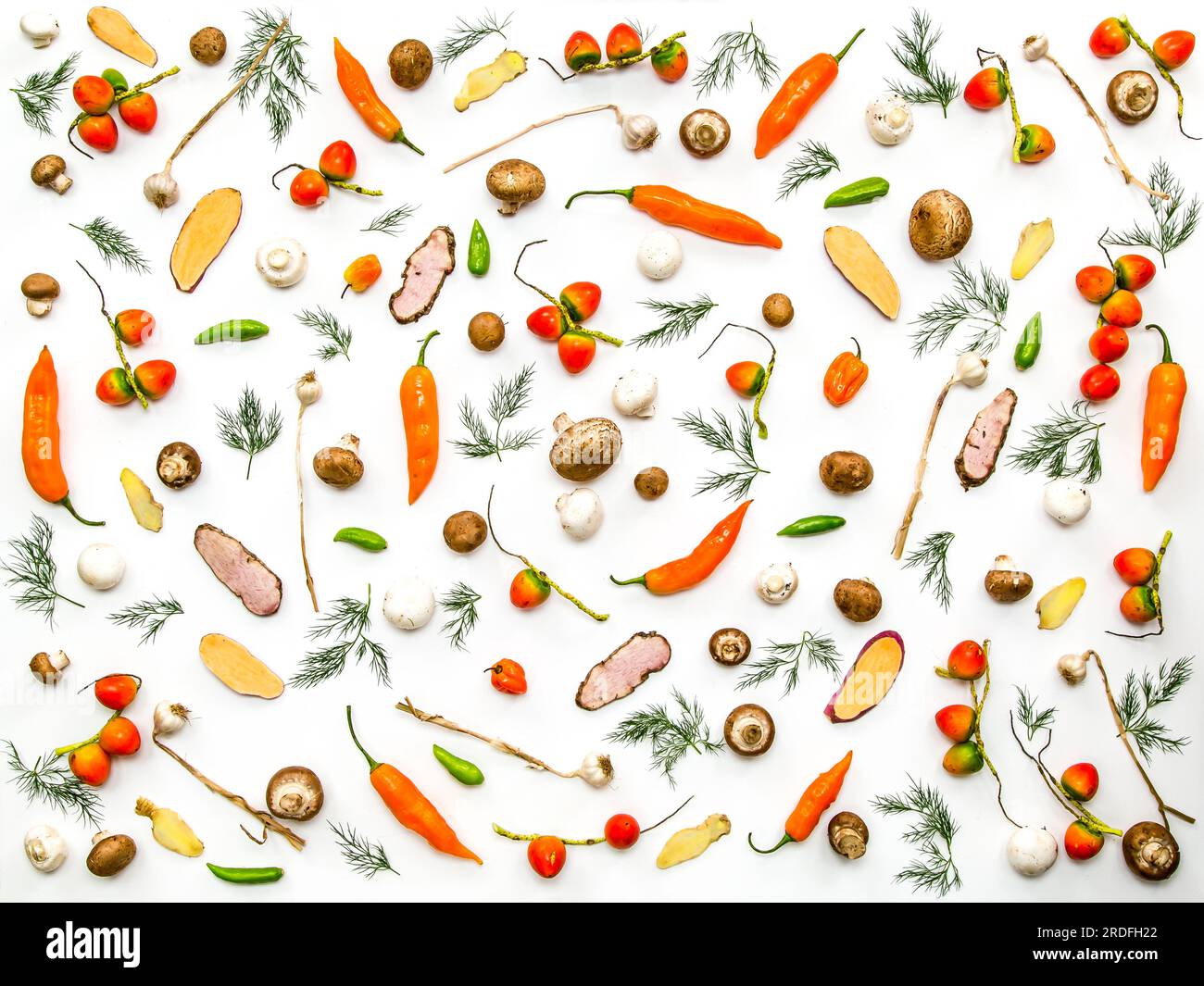 composition of fruits and vegetables Stock Photo - Alamy
