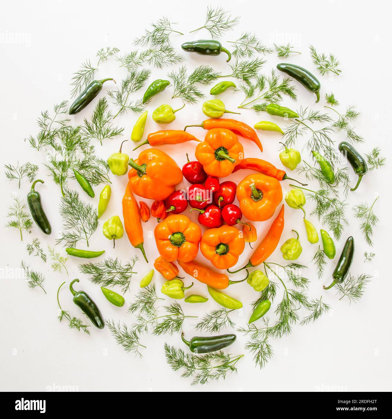 composition of fruits and vegetables Stock Photo - Alamy