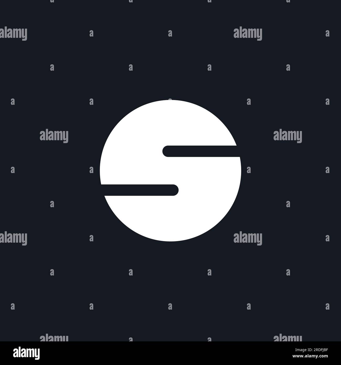 Abstract logo initial letter s element with geometry. Modern and ...