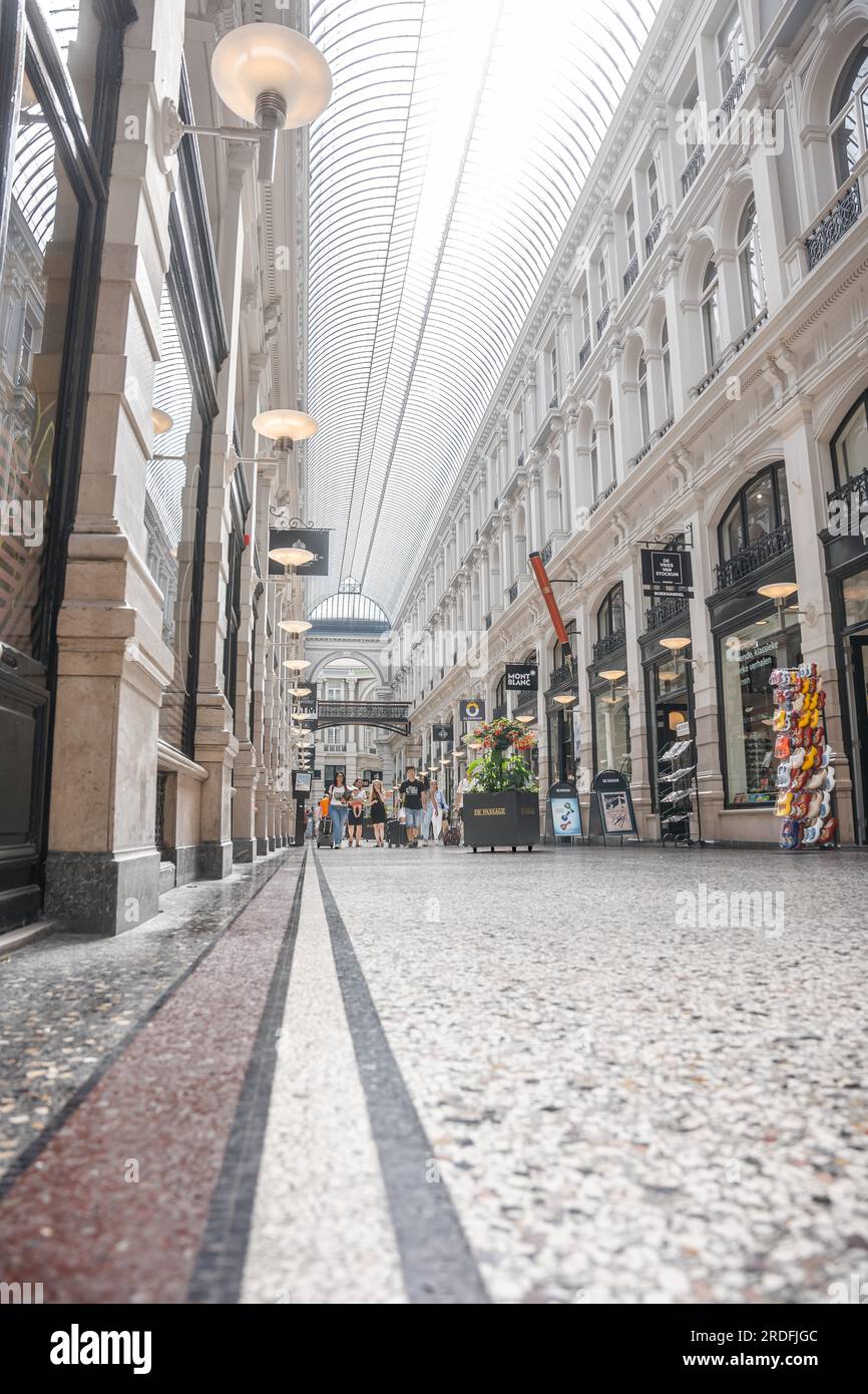 De Passage shopping street by day, The Hague, Netherlands Stock Photo ...